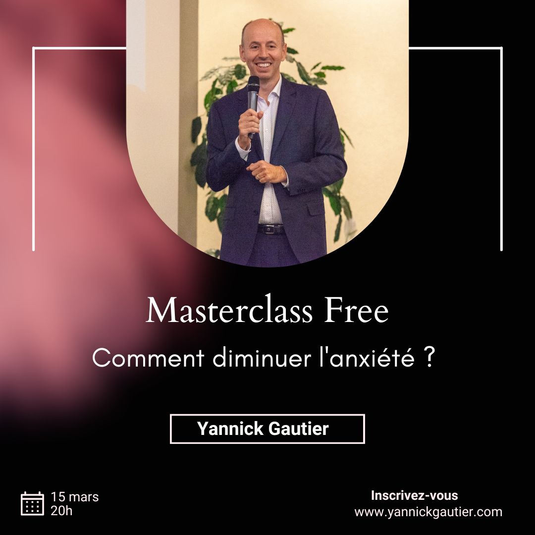 Master Class réduire l'anxiété avec la PNL - Institut de formation Gautier